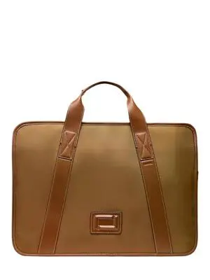 LANCEL 45 Mistral Logo-patch Holdall - Brown