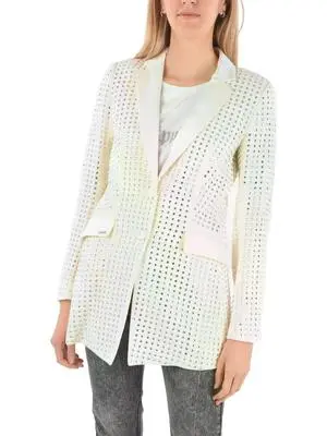 Philipp Plein Crystal-embellished Blazer - Neutrals