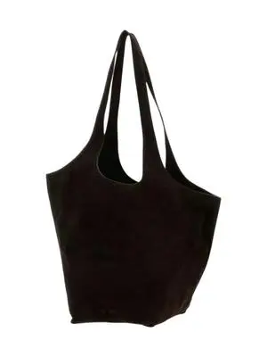 Attico Large Le Scoop Suede Tote Bag - Brown