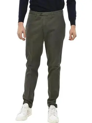 Corneliani Belt-loop Chino Trousers - Green