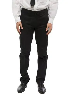 Corneliani Four-pocket Cotton Trousers - Black