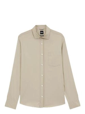 BOSS Regular-fit Long-sleeve Cotton Shirt - 254