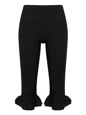 Jacquemus Le Playa Frilled Jersey Bermuda Shorts - Black