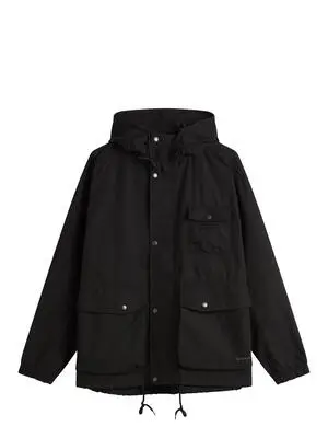 SNOW PEAK Light Dobby Cloth Parka - Black