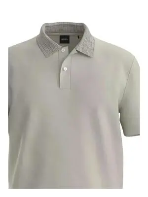 BOSS Cotton Polo Shirt - Grey