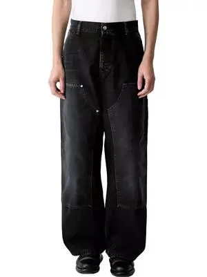 Carhartt Work In Progress Panelled Cargo Trousers - Black
