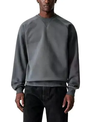 Carhartt Work In Progress Raglan-sleeve Logo-embroidered Sweater - Grey
