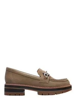 Clarks Orianna Bit Round-toe Loafers - Neutrals