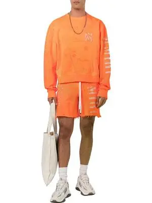 Amiri Logo-print Sweatshirt - Orange