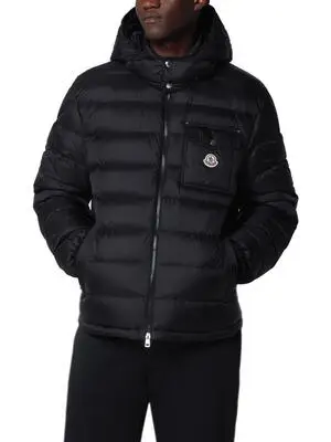 Moncler Verith Cropped Down Jacket - Black