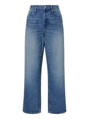 SSSTEIN High-rise Wide-leg Jeans - Blue