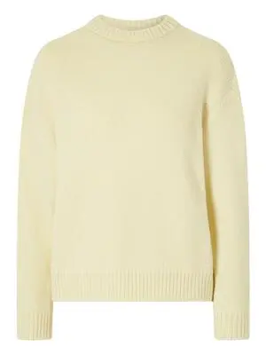 JIL SANDER Cashmere And Wool-blend Sweater - Neutrals