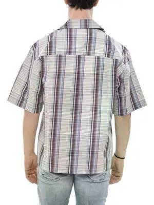 Marni Checked Short-sleeve Shirt - Neutrals