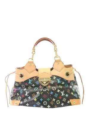 LOUIS VUITTON 2010 Monogram Multicolore Ursula Handbag - Black