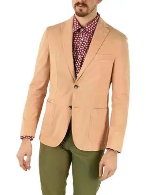 Corneliani Single-breasted Patch-pocket Cotton Blazer - Neutrals