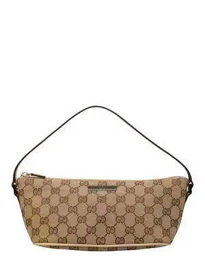 Gucci 2000-2015 Gg Canvas Boat Shoulder Bag - Neutrals