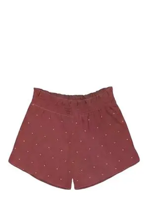 MC2 SAINT BARTH Meave Rhinestone-embellished Shorts - Red