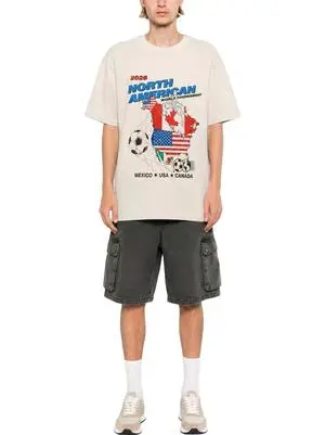 MELT Graphic-print T-shirt - Neutrals