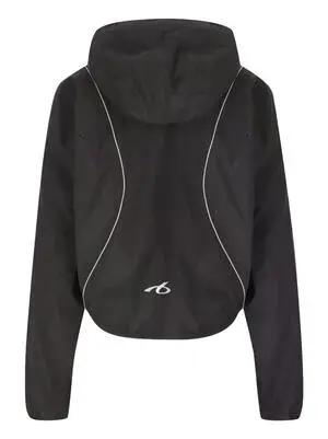 Balenciaga Hooded Cropped Jacket - Black