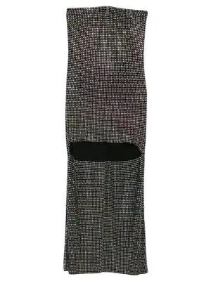 Alexander Wang Crystal-embellished High-low Asymmetric Dress - Black