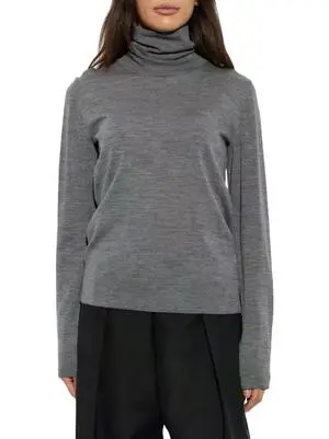 RÓHE Turtleneck Knit - Grey