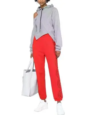 Stella McCartney Broderie-anglaise Track Pants - Red