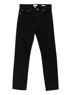 FRAME Modern Straight Mid-rise Jeans - Black
