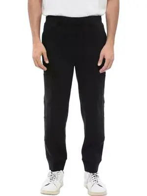 Neil Barrett Drawstring-waist Cotton Cargo Track Pants - Black