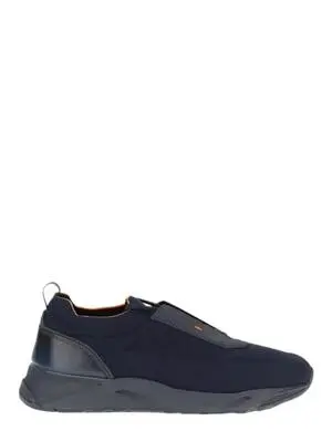 Santoni Panelled Slip-on Sneakers - Blue