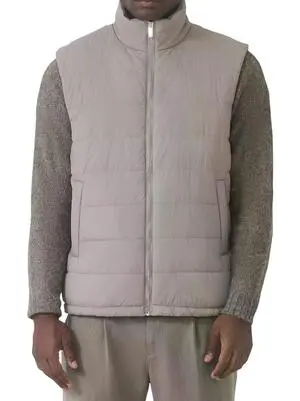 MAUVAIS Zip-fastening Quilted Gilet - Neutrals