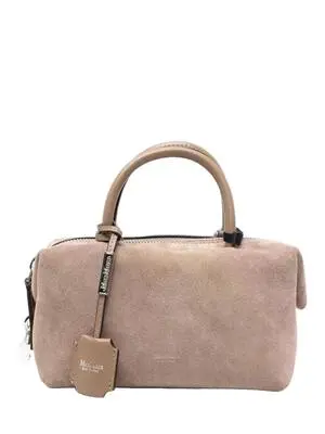 Max Mara Suede Leather Mini Bag - Neutrals