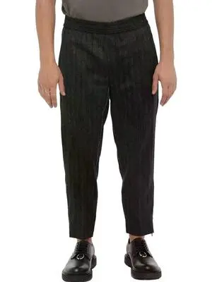 Neil Barrett Elasticated-waist Zipped-cuff Trousers - Grey