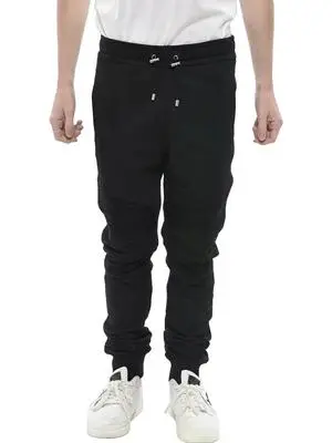 Balmain Biker Track Pants - Black