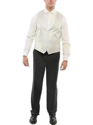 Corneliani Silk Welt-pocket Waistcoat - Grey