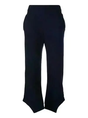 Stella McCartney Asymmetric Cotton Trousers - Blue