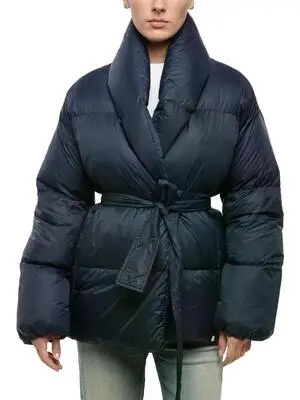 Bacon Dada Quilted Puffer Jacket - Blue