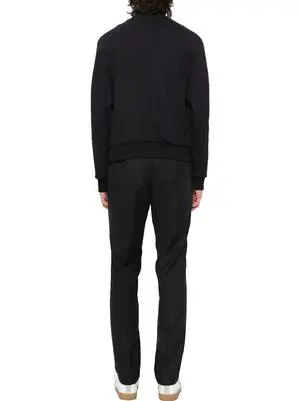 WOOYOUNGMI Zip-up Ribbed-trim Jacket - Black