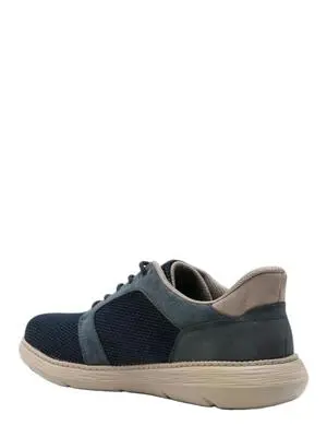 BUGATTI Logo-patch Mesh-panel Sneakers - Blue
