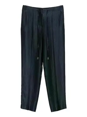 Giorgio Armani Drawstring-fastening Trousers - Blue