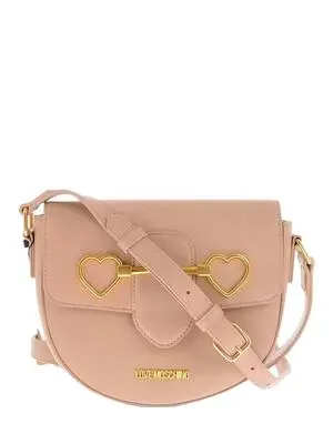 Moschino Heart-clasp Satchel Bag - Neutrals