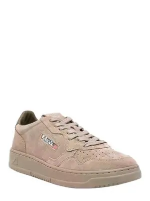 AUTRY Perforated Logo-patch Sneakers - Neutrals