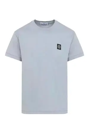 Stone Island Logo-patch T-shirt Grey