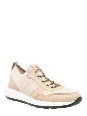 TOD'S Lace-up Panelled Sneakers - Neutrals