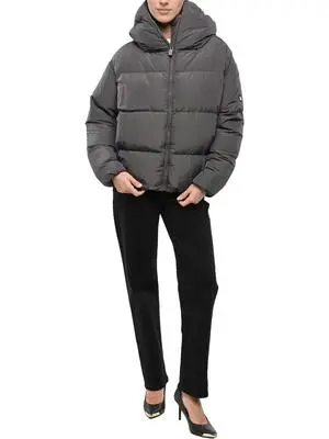 Bacon Cloud Zip-up Puffer Jacket - Grey
