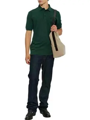 Etro Logo-embroidered Polo Shirt - Green