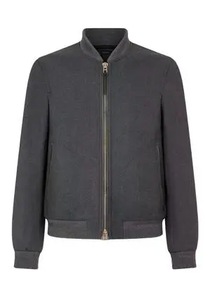 TOM FORD Zip-up Bomber Jacket - Grey