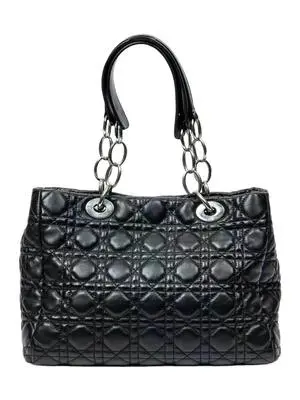 Dior Cannage Soft Tote Bag - Black