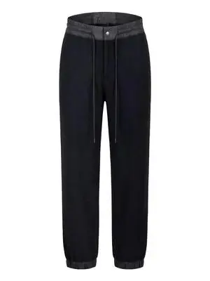 Sacai Sponge Drawstring Track Pants - Black
