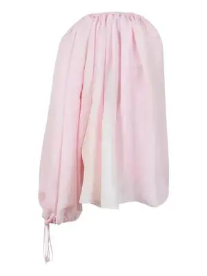 A.W.A.K.E. Mode One-shoulder Blouse - Pink
