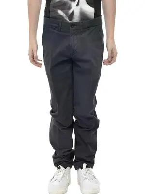 Corneliani Logo-patch Chino Trousers - Blue